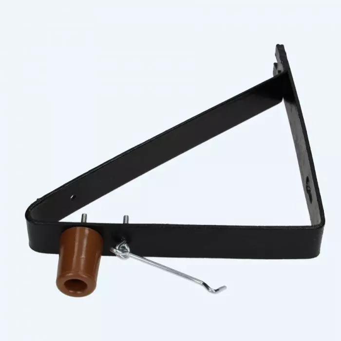 Deurvanger haaks model compleet zwart kopen | Ecotools.nl