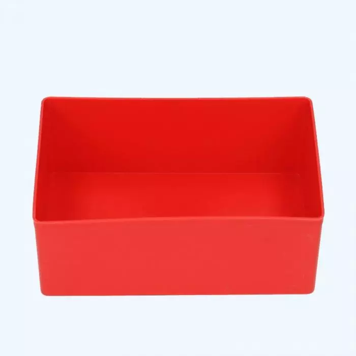Sorteerbak rood voor assortimentsdoos metaal | Ecotools.nl