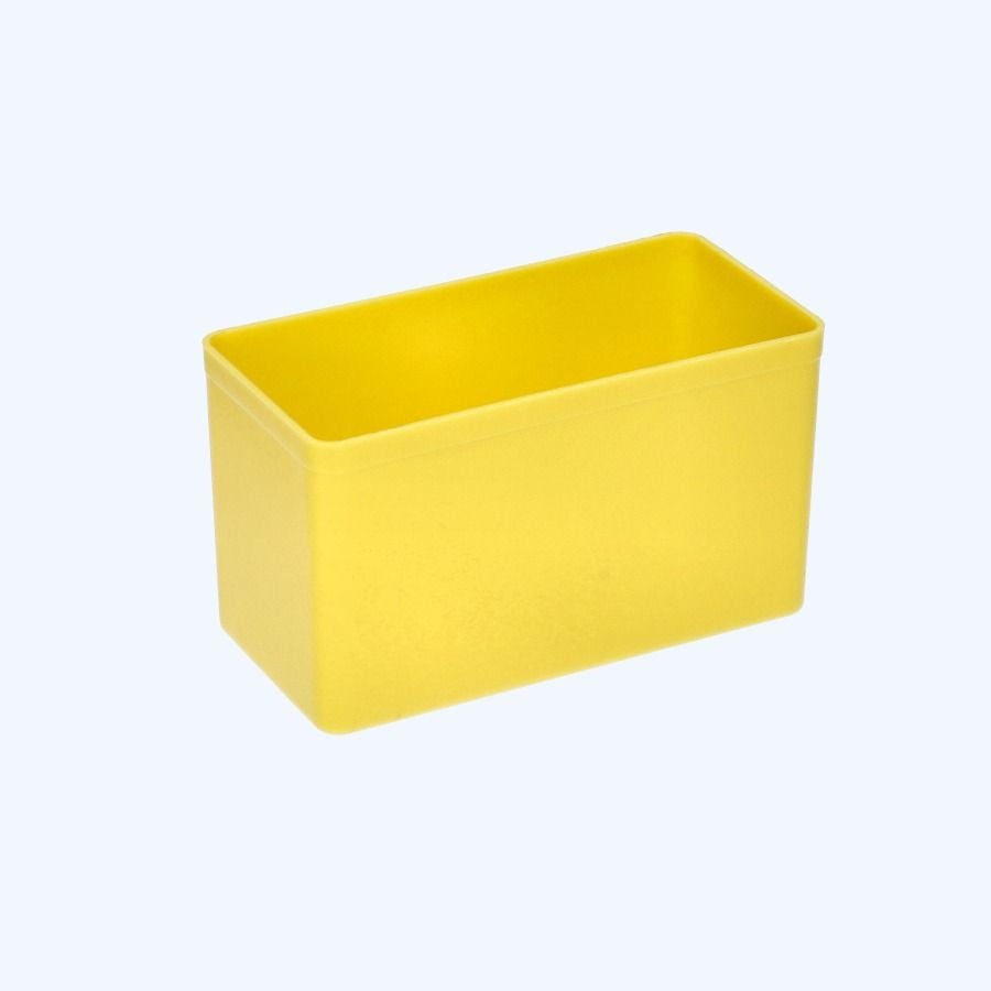 Sorteerbak geel voor assortimentsdoos metaal