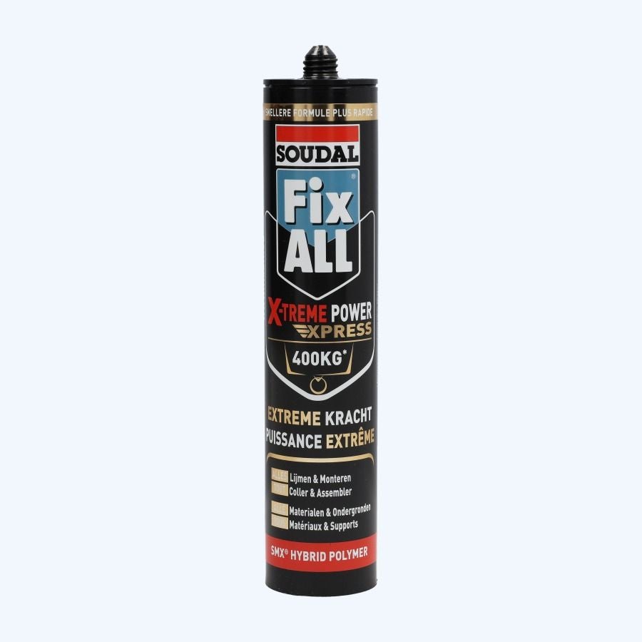 Soudal Fix-All X-treme Power Express 290 ml zwart