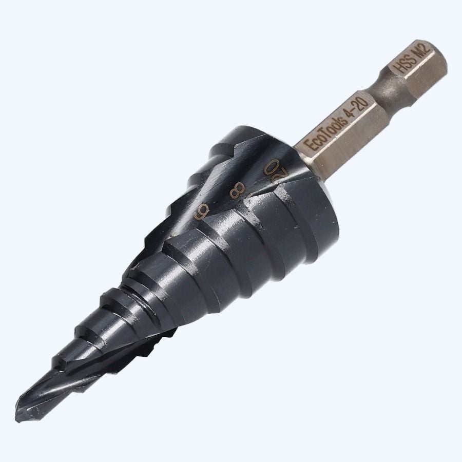 Stappenboor HSS cobalt 4-20 mm bestellen