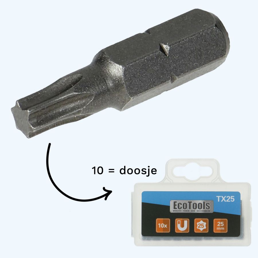 Torx 25 schroefbits voordelig online bestellen