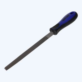 Metaalvijl driehoek 200 mm met softgrip kopen | Ecotools.nl