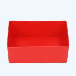 Sorteerbak rood voor assortimentsdoos metaal | Ecotools.nl